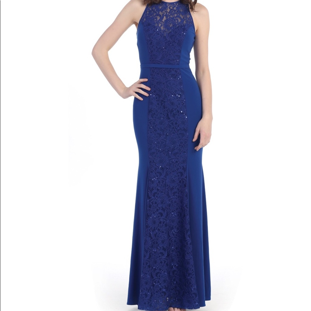 Cindy Usa Prom Dress Gown Sequin Royal Blue 1401 - Gem